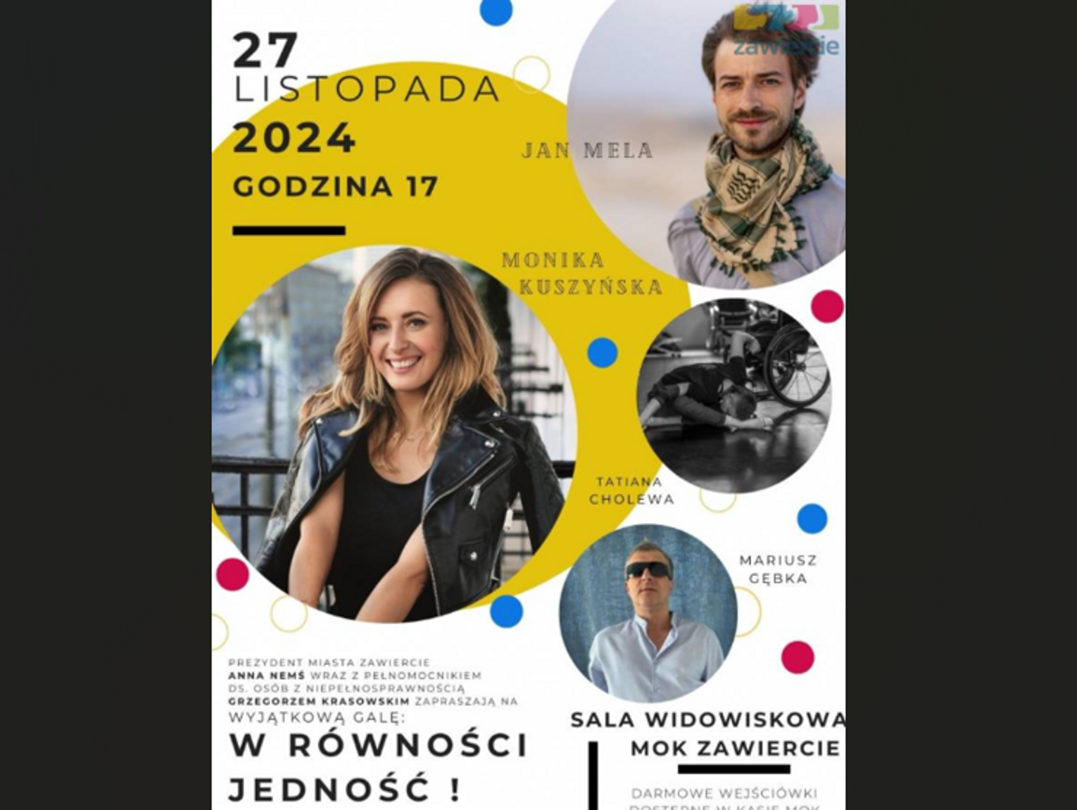 “W równości jedność!” - Tatiana Cholewka, Mariusz Gębka, Monika ...